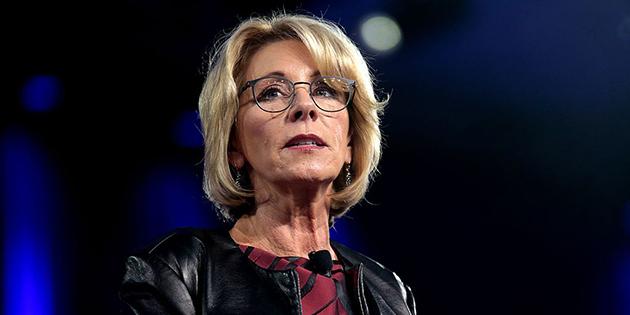 "DeVos Speech Shows Contempt for the Agency She Heads" - HigherEdJobs