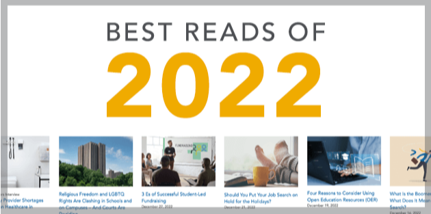 "Best Reads of 2022" - HigherEdJobs