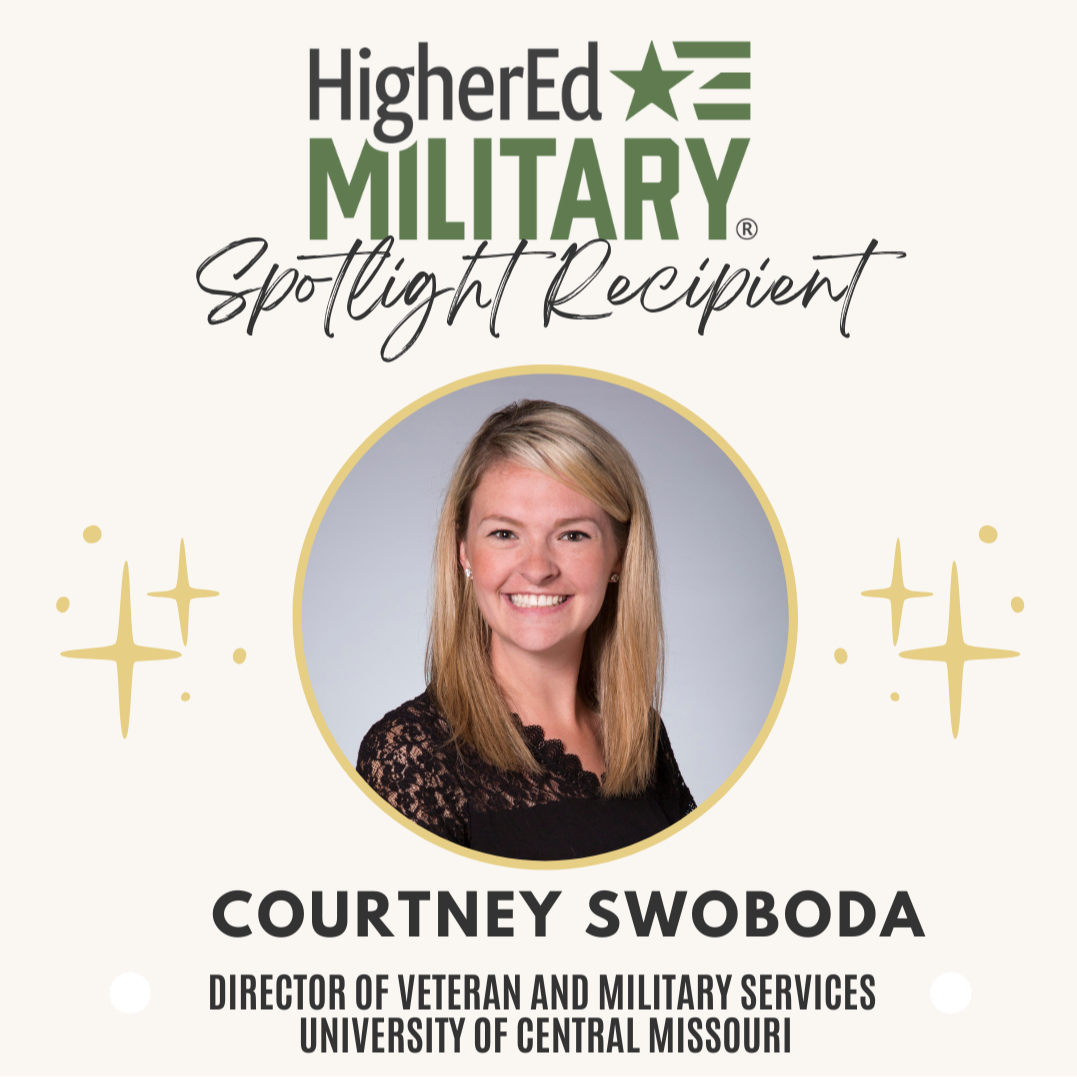 2024 HigherEdMilitary Spotlight Award Recipient Named - HigherEd Military